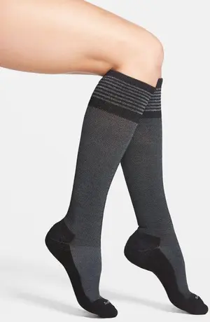 SOCKWELL Elevation Firm Compression Knee Highs - Black