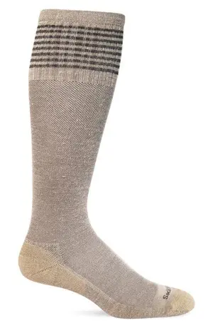 SOCKWELL Elevation Firm Compression Knee Highs Putty