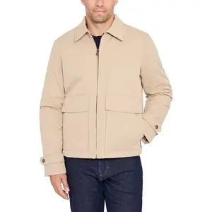 IZOD Zip Front Work Jacket - Sand