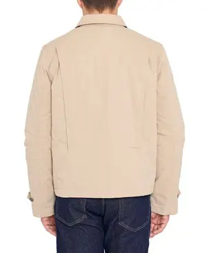 IZOD Zip Front Work Jacket - Sand