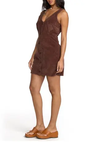 BILLABONG Last Waves Corduroy Mini Dress