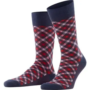 Falke Smart Check Dress Socks Midnight