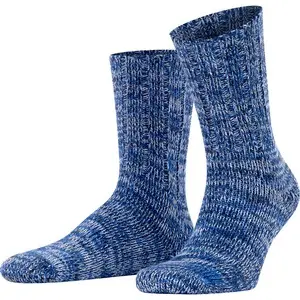 Falke Brooklyn Cotton Knit Boot Socks - Marine