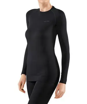 Falke Maximum Warm Base Layer Top - Black