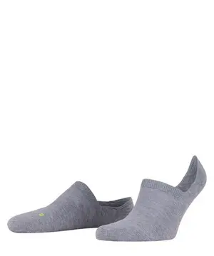 Falke Cool Kick No Show Socks - Light Grey Melange