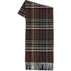 Polo Ralph Lauren Recycled Classic Plaid Scarf - Wine Multi