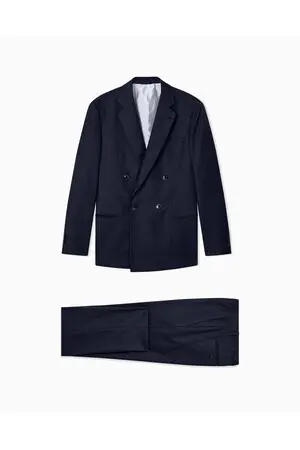 Giorgio Armani Slim Fit Suits - Blue