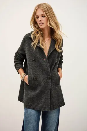 Ba&sh Vesta Knitted Cardigan Coat