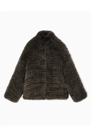 Giorgio Armani Faux Fur Jackets For Women