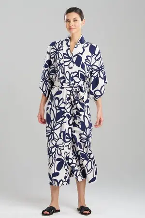 Natori Miyu Floral Print Robe