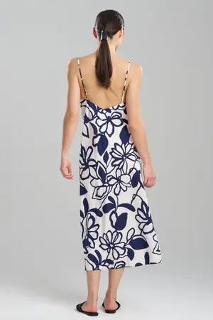 Natori Miyu Floral-print Slip Dress