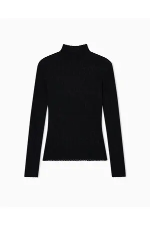 Emporio Armani 3d-effect Lurex Knit Jumper