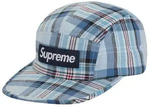Supreme Lochcarron Camp Cap - Light Blue