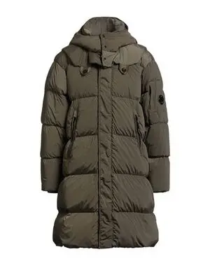 C.P. COMPANY Quilted Down Coat - Green