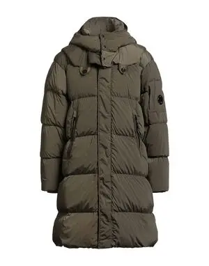 C.P. COMPANY Quilted Down Coat - Green