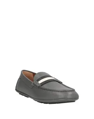 Bally Loafers In Calfskin Leather - Grey