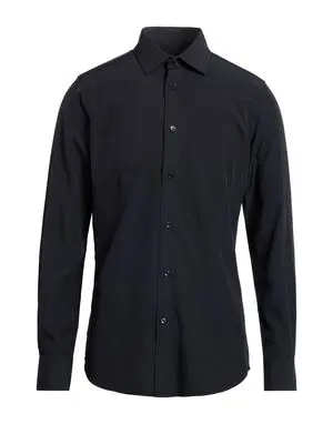 Scotch & Soda Shirt Light Size Polyester, Elastane - Black