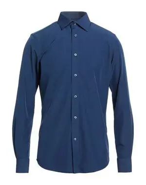Scotch & Soda Shirt Size Polyester, Elastane - Blue