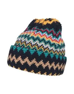 Missoni Intarsia-knit Beanie - Blue