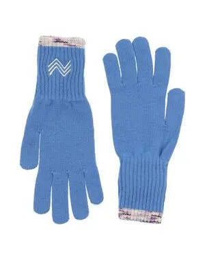 Missoni Knitted Wool Gloves - Blue