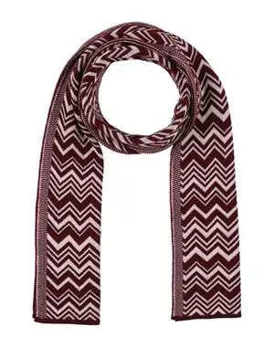 Missoni Scarf Burgundy Wool, Viscose - Red