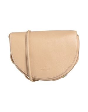 Il Bisonte Leather Saddle Cross-body Bag Sand