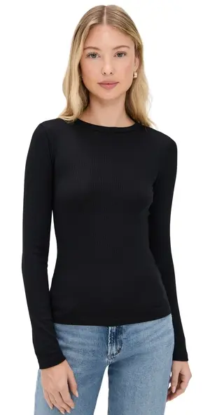 Women's Ribbed Modal Long Sleeve Top