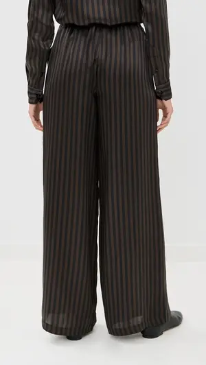 Sprwmn Wide-leg Silk Pants