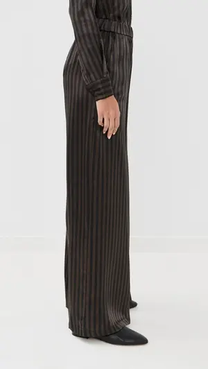 Sprwmn Wide-leg Silk Pants