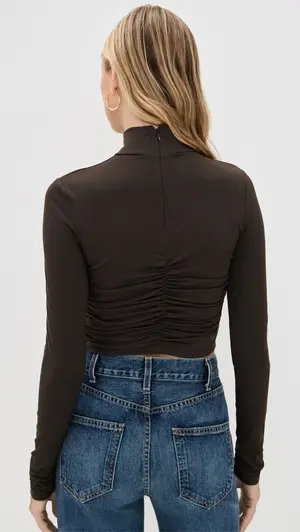 Susana Monaco Mock Neck Top