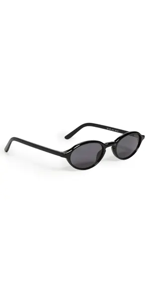 Chimi Lex Oval Frame Sunglasses - Black