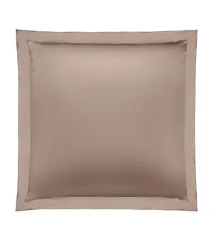 Gingerlily Silk Mocha Square Pillowcase - Brown