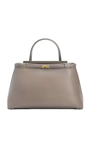 Janessa Leoné Leone Leather Top Handle Bag - Neutral