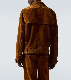 Dries Van Noten Vassel Belted Biker Jacket