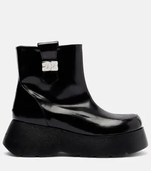 GANNI Kat Platform Ankle Boots