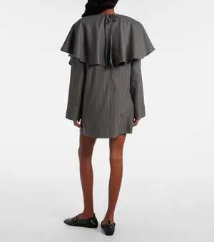 GANNI Pinstripe Minidress