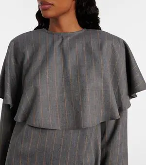 GANNI Pinstripe Minidress