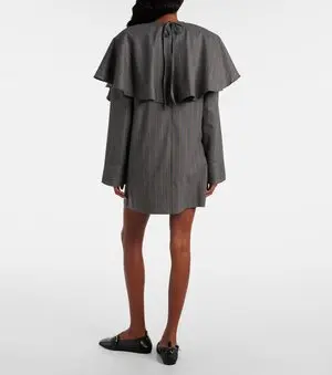 GANNI Pinstripe Minidress