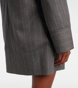 GANNI Pinstripe Minidress