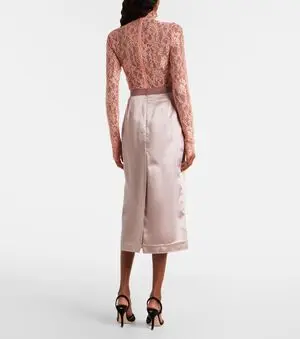 Valentino Garavani Bow-detail Midi Skirt