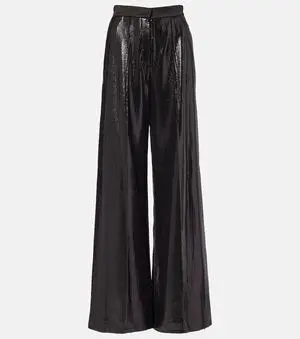 Elie Saab Sequined Wide-leg Pants
