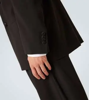 Giorgio Armani Double-breasted Virgin Wool Crêpe Tuxedo