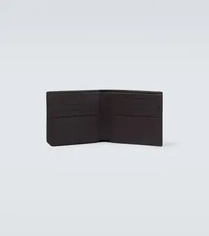 Bottega Veneta Intreccio Leather Bifold Wallet - Brown