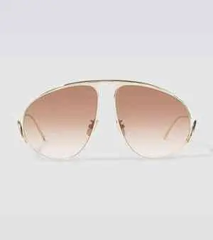 Loewe Signature Aviator Sunglasses - Gold