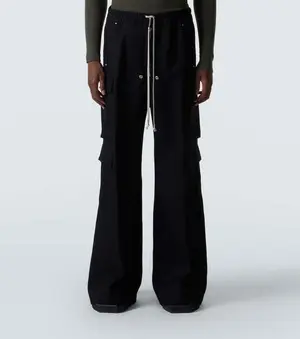 Rick Owens Cargo Belas Virgin Wool Cargo Pants