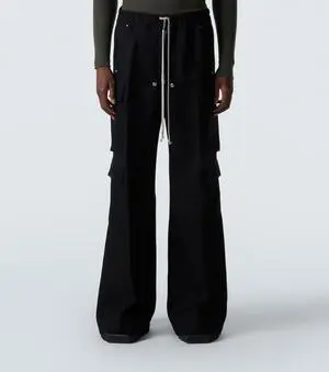 Rick Owens Cargo Belas Virgin Wool Cargo Pants