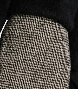 Max Mara Houndstooth Mini Skirt