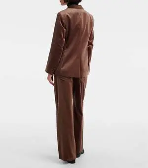 Max Mara Agata Cotton Velvet Blazer