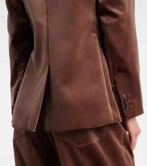 Max Mara Agata Cotton Velvet Blazer