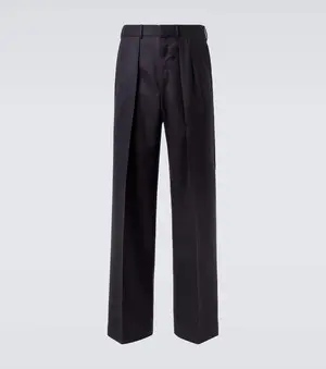 TOM FORD Pinstripe Wool Straight Pants